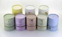 China Custom Logo Printed Kraft Paper Tea Can Packaging - 40mm to 225mm Diameter Options with FDA Certification for sale