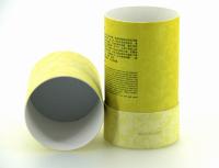 China Custom Logo Printed Kraft Paper Tea Can Packaging - 40mm to 225mm Diameter Options with FDA Certification for sale