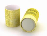 China Custom Logo Printed Kraft Paper Tea Can Packaging - 40mm to 225mm Diameter Options with FDA Certification for sale