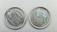 China Customized food grade  Easy Open lid  ,  aluminum can lids 300# 73mm for sale