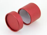 China Red Biodegradable Paper Cans Packaging for Wedding gift box with ISO SGS FDA QS for sale