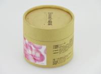 China Eco-Friendly Brown Kraft Paper Cans with Sponge for Cosmetics Packaging - 40mm to 225mm Diameters, Custom Heights for sale