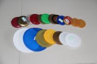 China 307# Round Blue PE Lid 83mm Food Grade Eco Friendly with ISO SGS FDA QS for sale