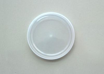China 300# PE Lid 73mm Diameter Reusable Air Proof Food Grade Tin Can Cover Clear Colorful for sale