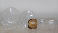 China 300# PE Lid 73mm Diameter Reusable Air Proof Food Grade Tin Can Cover Clear Colorful for sale