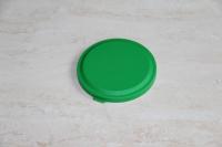 China Red / green  PE PET can lids with pull handle , small printable tin can lid for sale
