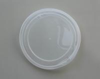 China Non - toxic 502# big flat clear PP / PE Cap , silkscreen printing 126mm for sale