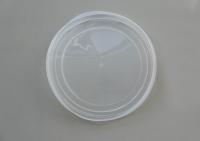 China Non - toxic 502# big flat clear PP / PE Cap , silkscreen printing 126mm for sale