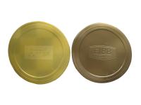 China Customized Orange PE Lid for Milk Powder Cans SGS FDA 65mm to 181mm Diameter for sale