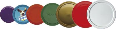 China Food Grade Recycled PE Lid 401# 99mm Diameter for Plastic Paper Tin Cans for sale