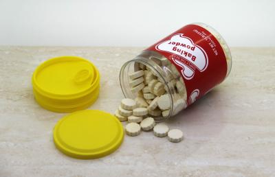 China Eco friendly Clear Pet Candy Jars With Plastic Easy Open End 380ML for sale