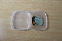 China Food box / container Square plastic PE lids with custom printing sticker / tag for sale
