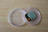 China Food box / container Square plastic PE lids with custom printing sticker / tag for sale