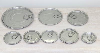 China 126mm Aluminum Easy Open Can Lids with Plastic Caps - 0.21-0.23mm Thickness for PET Bottles and Composite Cans for sale