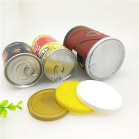 China Matt Lamination Easy Open Paper Composite Cans For Dried Fruit / Food Powder for sale