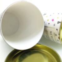 China CMYK Printing Recycled Paper Composite Cans / Tea Tin Packaging Tube for sale