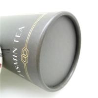 China CMYK Printing Recycled Paper Composite Cans / Tea Tin Packaging Tube for sale