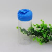China 300g Clear Plastic Jar with Flip Top Shaker Lid for Salt Sugar Powder Food Grade PET for sale
