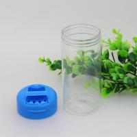 China 300g Clear Plastic Jar with Flip Top Shaker Lid for Salt Sugar Powder Food Grade PET for sale