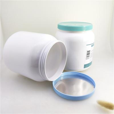 China Food Grade PET Plastic 1kg Baby Formula Milk Powder Storage Jar with PP Lid 140mm for sale