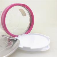 China Aluminum Easy Open Cans Clear Plastic Cylinder With Flip Top FDA Certificate for sale