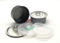 China 100ml Easy Open Ring Pull Tin Can - Food Grade Hemp Packaging Container Φ65×30mm 80ml Capacity for sale