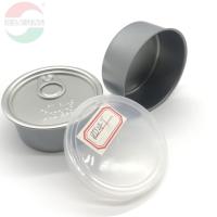 China Customized Labeling Tin Plate Cans For Packging Cannabis / Beans ISO9001 for sale