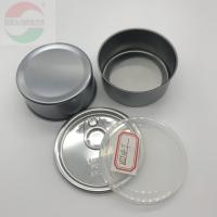 China Candy Tin Plate Cans With Custom Strain Glossy Stickers Stock Press 100ml 3.5g for sale