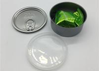 China 100ml Mini Canning Jars with Ring Pull Cover and Plastic Lid Smell Proof 65.5mm for sale