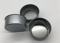China 65mm Diameter 29.5mm Height Black Tin Plate Cans Airtight Sealed Smell Proof for Herb Flowers for sale