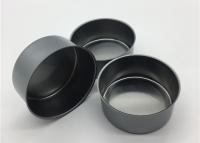 China 65x30mm 80ml 3.5G Metal Tin Containers with Lids Small Dry Herb Packaging Can for sale