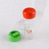 China Panton Color 380ml Pepper Plastic Jar With Shaker Pressing Cap OEM ODM for sale