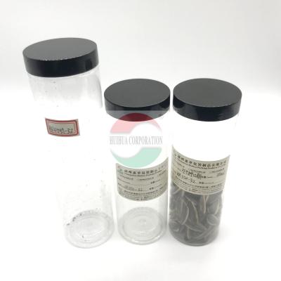 China 350ml & 450ml Clear Plastic Juice Jar with Screw Black Cap - PET+PP Material for Beverage Packaging for sale