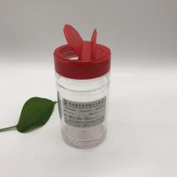 China 200ml Transparent PET Spice Bottle with Shaker Top - 56mm Diameter x 133mm Height, 280ml Capacity for sale