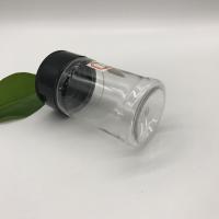 China 200ml Plastic Spice Jars With Shaker Top Lid For Salt And Pepper Packaging for sale