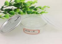 China Eco Friendly Clear Plastic Cylinder For Cookies , Powder CBD Flower for sale