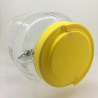 China Food Grade PET Plastic Jars 100ml to 1000ml Clear Candy Cans with Lids for sale