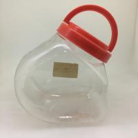 China Food Grade PET Plastic Jars 100ml to 1000ml Clear Candy Cans with Lids for sale