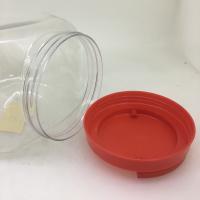 China Food Grade PET Plastic Jars 100ml to 1000ml Clear Candy Cans with Lids for sale