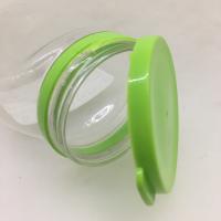 China Food Grade PET Plastic Jars 100ml to 1000ml Clear Candy Cans with Lids for sale