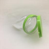 China Food Grade PET Plastic Jars 100ml to 1000ml Clear Candy Cans with Lids for sale
