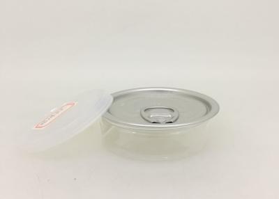 China 100ml Clear Plastic Cylinder For Dry Fruit / Nut BPA Free Leak Proof for sale