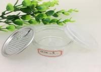 China Child Proof Clear Plastic Jar 55ml CBD Storage Easy Open Can Food Grade PET for sale