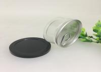 China Food Grade Clear Plastic Cylinder , 3.5g Packaging food Packaging PET Plastic Container for sale