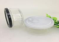 China Food Grade Clear Plastic Cylinder , 3.5g Packaging food Packaging PET Plastic Container for sale