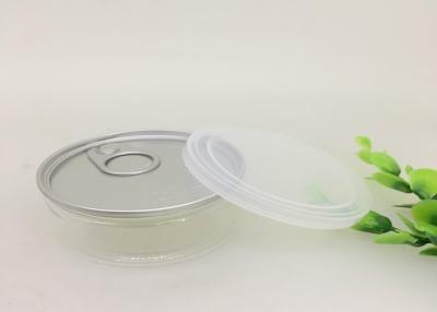 China 100ml PET Round Jar with Easy Open Lid for Herb Food Storage ISO9001 SGS for sale