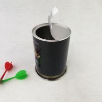 China Custom Printed 250g Coffee Tin Cans with 73mm Diameter × 100mm Height - Food Grade Packaging with CMYK Logo Printing for sale