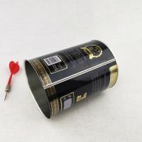 China Custom Printed 250g Coffee Tin Cans with 73mm Diameter × 100mm Height - Food Grade Packaging with CMYK Logo Printing for sale