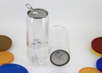 China Round Plastic PET Canned Carbonated drink / Beverage Cans 120mm height for sale
