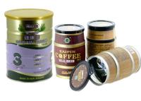 China Empty Tin Plate Coffee Cans with Easy-Open Lid - 73mm to 127mm Diameter, 0.23mm Thickness Metal Canisters for sale
